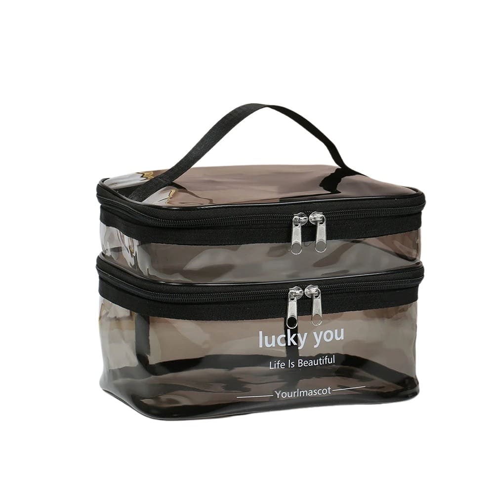 Clear Plastic Vanity Case | À vos Trousses